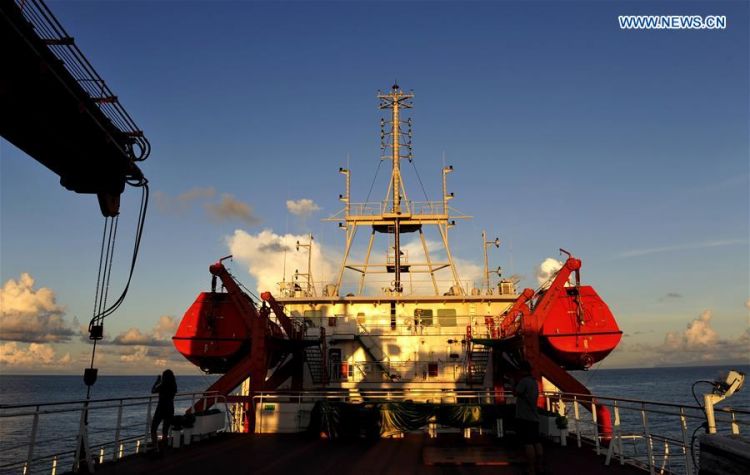 Chinese deep-sea explorer ship sails into NW Pacific Ocean Chinese deep-sea explorer ship sails into NW Pacific Ocean