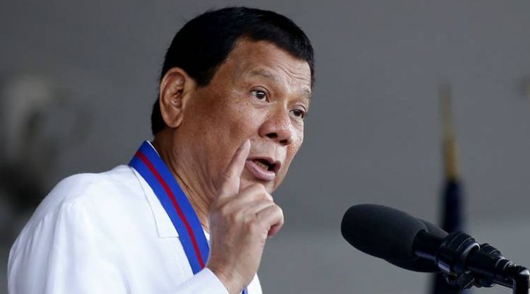 Philippine President Rodrigo Duterte slammed for kissing Filipina ...